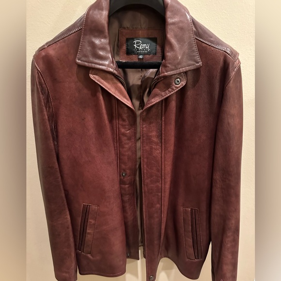 Remy Leather | Jackets & Coats | Remy Classic Mens Leather Jacket ...